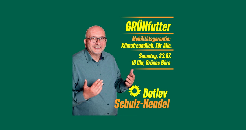 Lüneburg: Politisches Frühstück mit Detlev Schulz-Hendel (Grüne) am 23 ...